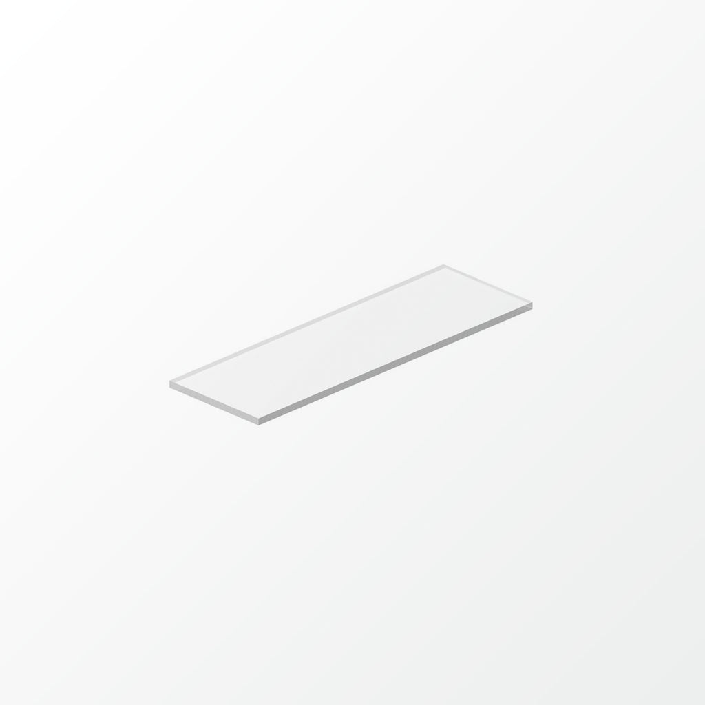 Universal White Glass Shelf Pane - 30cm